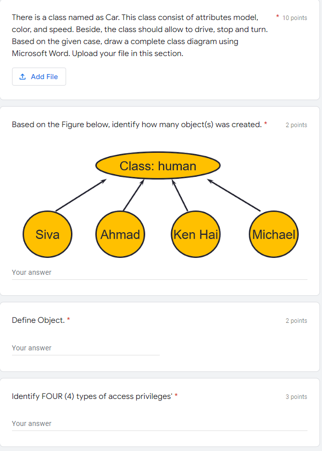 Solved * There is a class named as Car. This class consist | Chegg.com