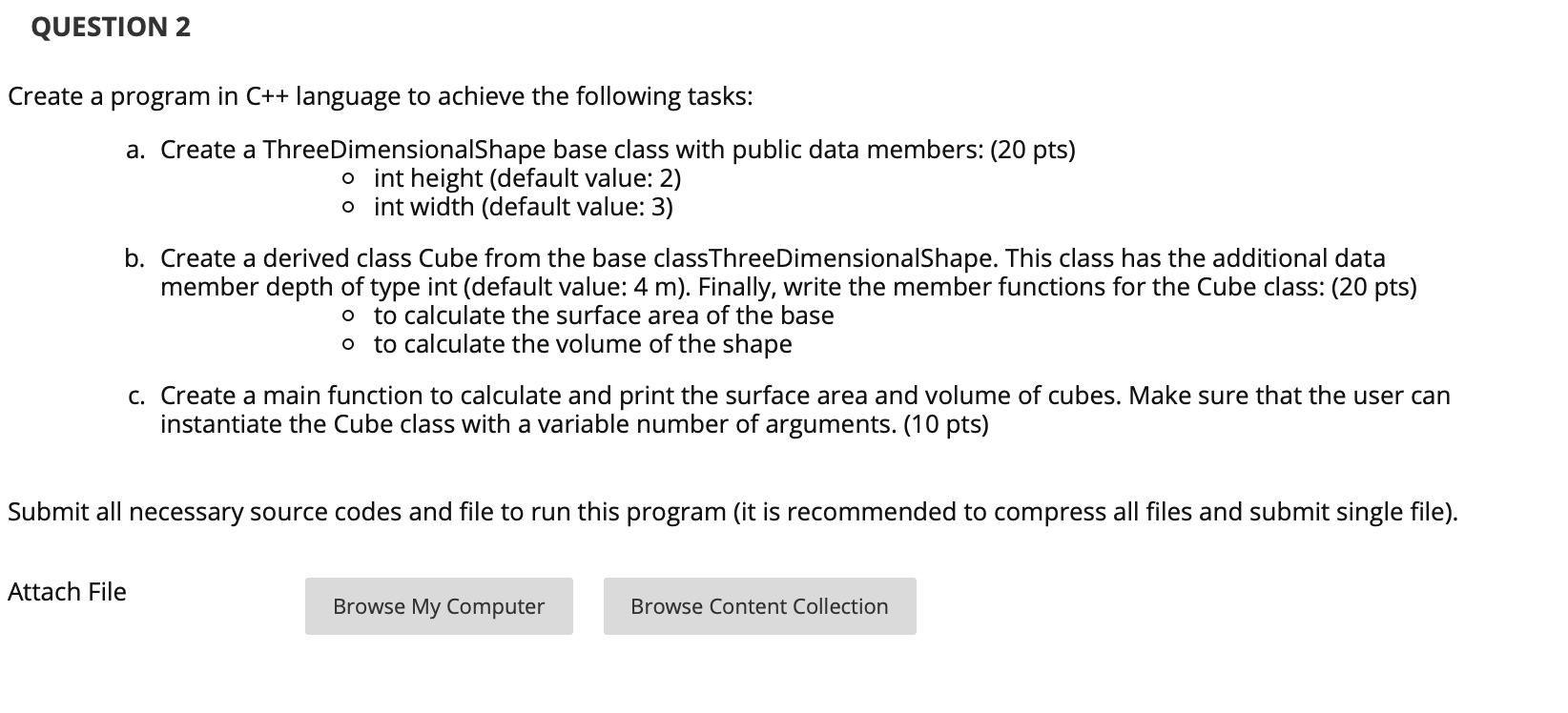 Solved QUESTION 1 Create a program in Clanguage for reading | Chegg.com