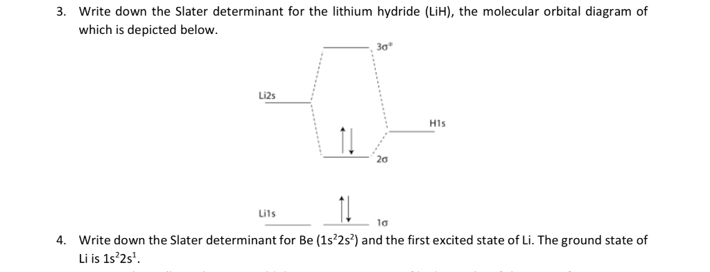 Orbital Diagram For Lithium