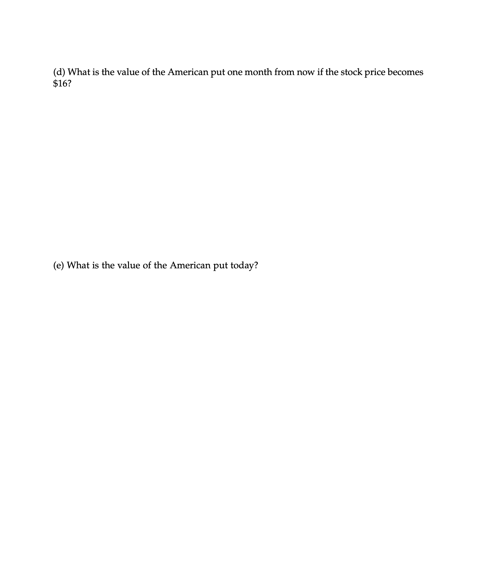 Solved Problem 3: Multi-Period Binomial Model. A | Chegg.com