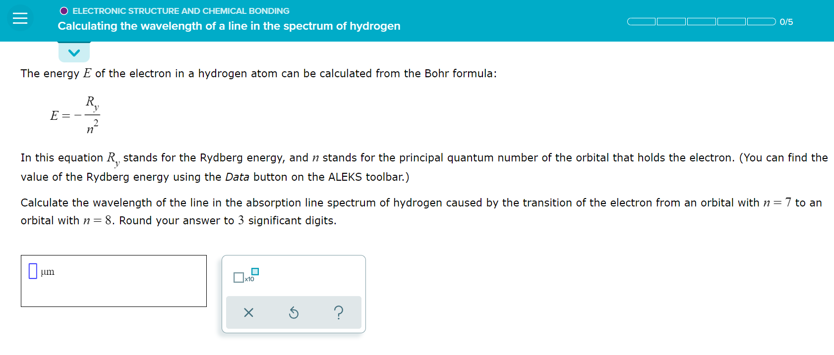 Solved Calculate the wavelength of the line in the | Chegg.com