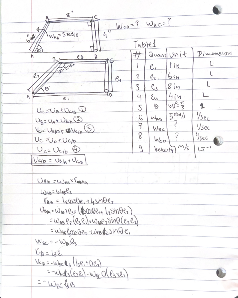 WCD=?WBC= ? UC=UB+UC,B (D) UB=UA+UB/A (2) | Chegg.com