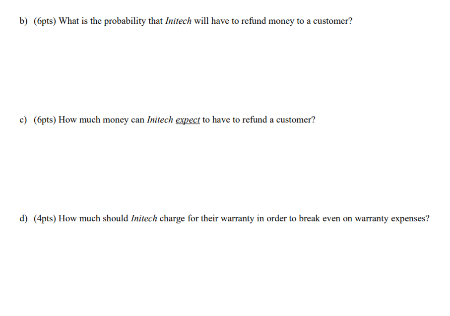 Solved 1. Initech is launching a new line of home | Chegg.com