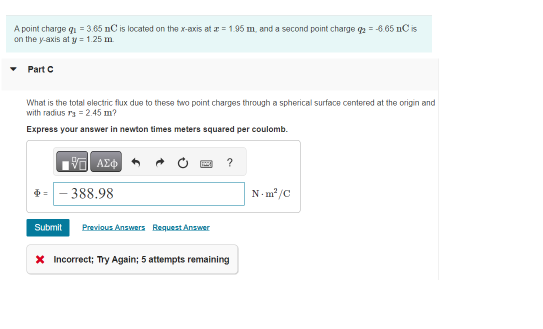 Solved A point charge q1=3.65nC is located on the x-axis at | Chegg.com