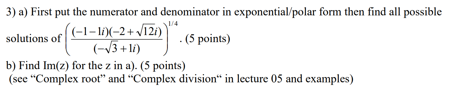 Solved ii) 2230°+ 13e *** (3 points) (see “More examples for | Chegg.com