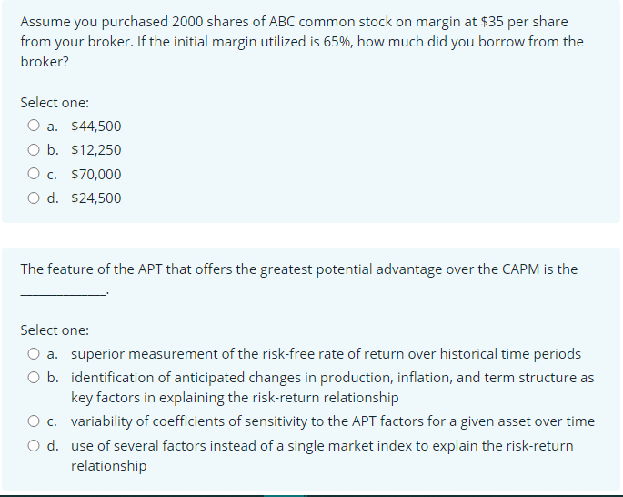 Solved Assume you purchased 2000 shares of ABC common stock | Chegg.com