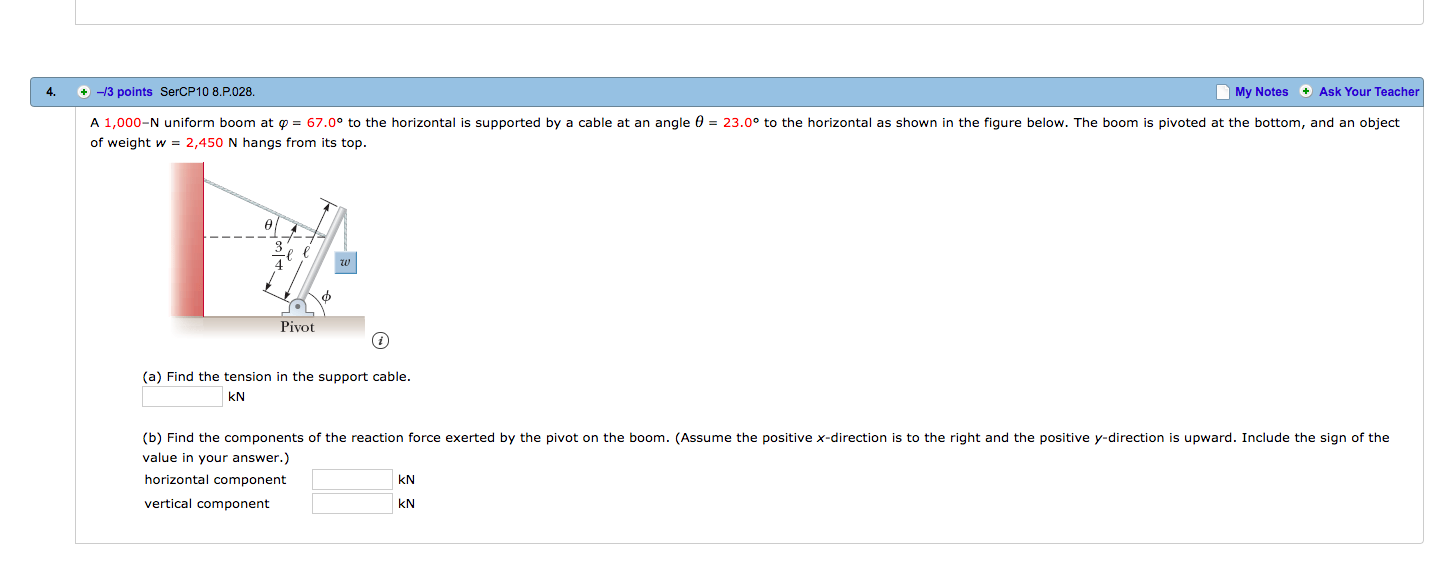 Solved 4 3 Points Sercp10 8 P 028 My Notes Ask Your