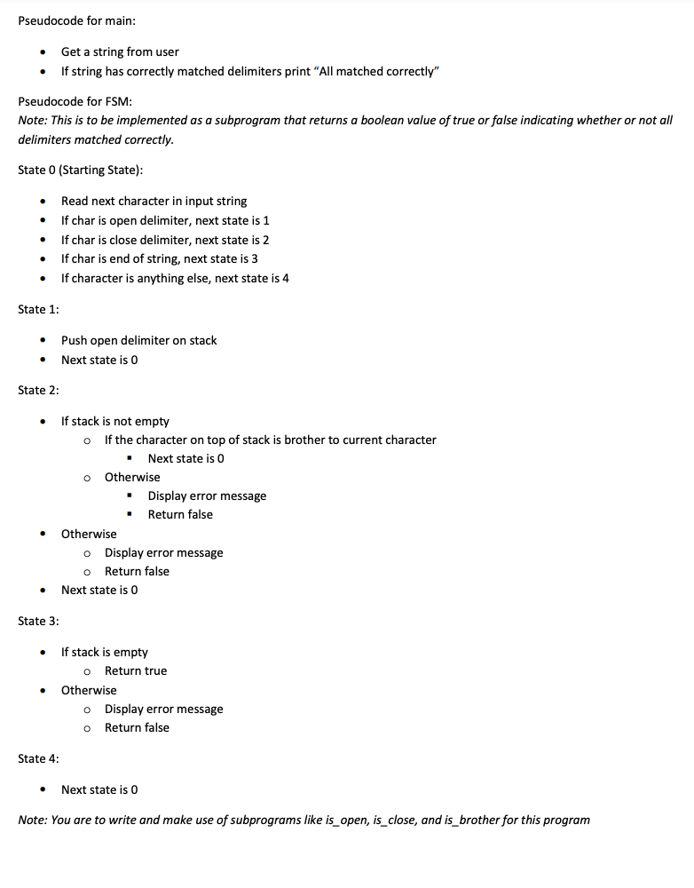 Solved Write a program in C language that will take an input | Chegg.com
