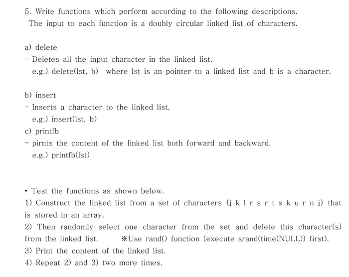 Solved programing in c language 5. Write | Chegg.com