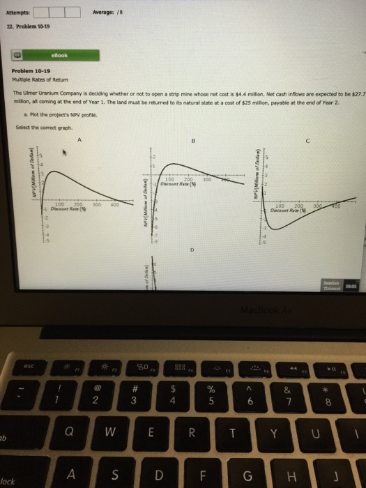 Solved Average: It8 22. Problem 10-19 Problem 10-19 Multiple | Chegg.com