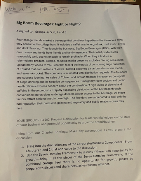 Solved Assigned to: Groups-4, 5,6,7 and 8 Four college | Chegg.com