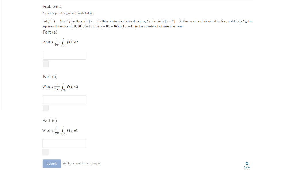 Solved Problem 2 4.0 points possible (graded, results | Chegg.com