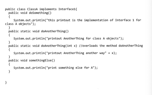 Solved Interfaces and inheritance Suppose class B is a | Chegg.com