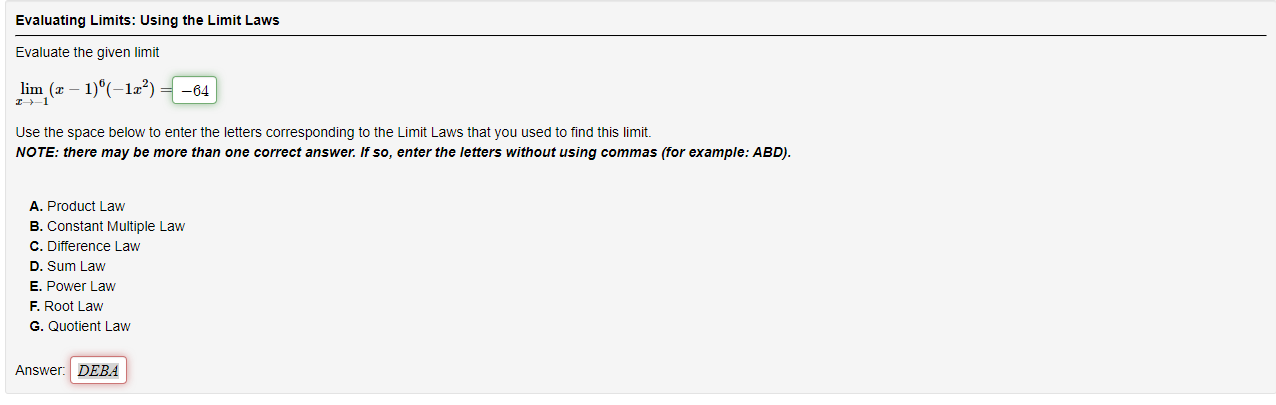 Solved Evaluating Limits: Using the Limit LawsEvaluate the | Chegg.com