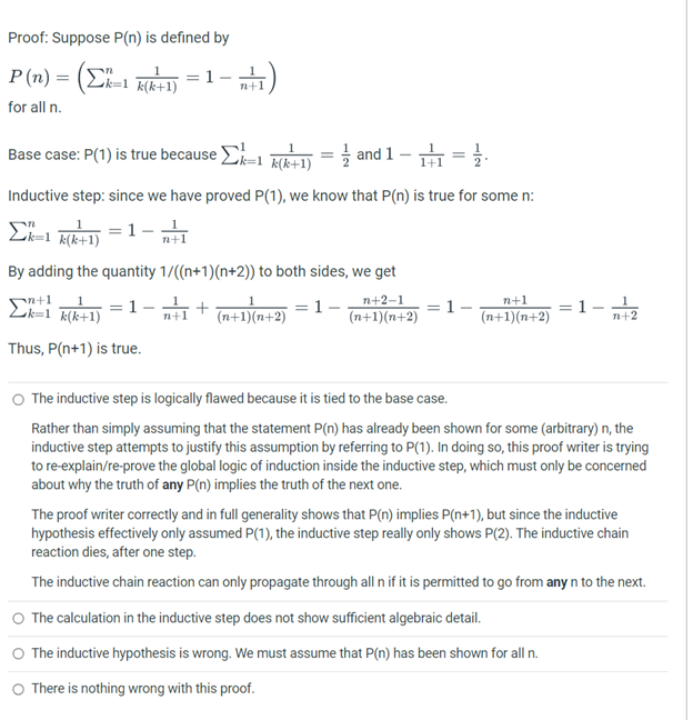 Solved Proof: Suppose P(n) is defined by | Chegg.com