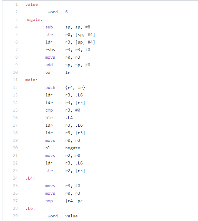 Assignment: Tracing an ARM Assembly Program Trace a | Chegg.com