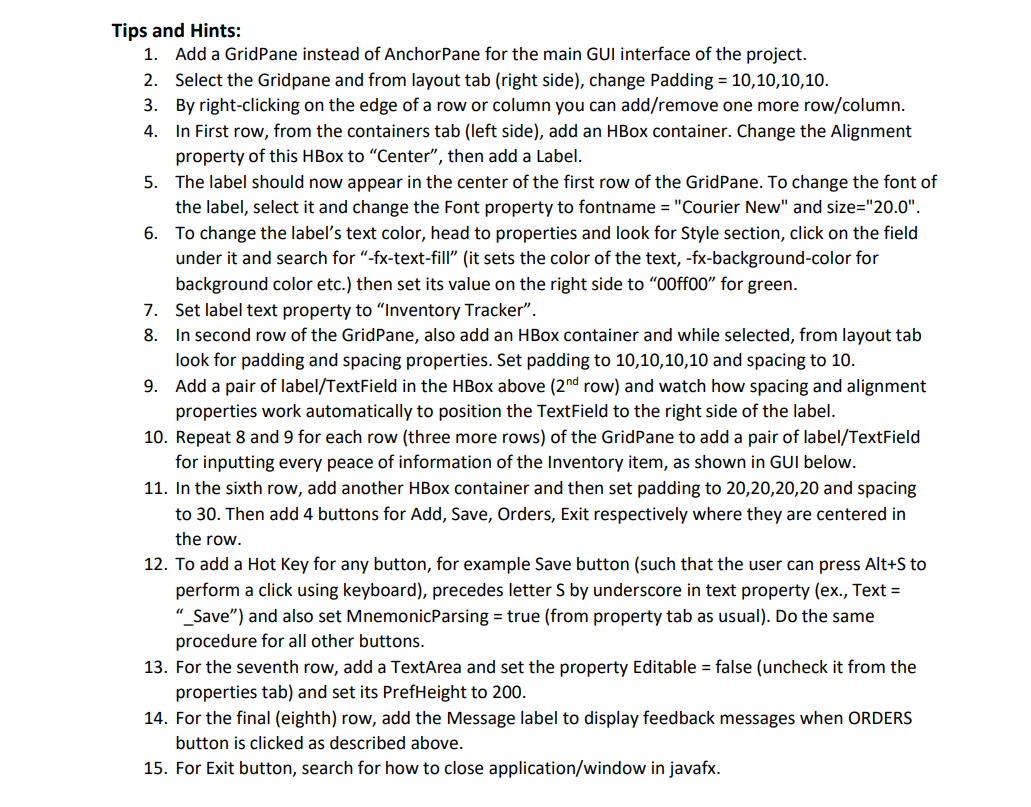 Solved PROG 24178 Object Oriented Programming 2 Assignment 3 | Chegg.com