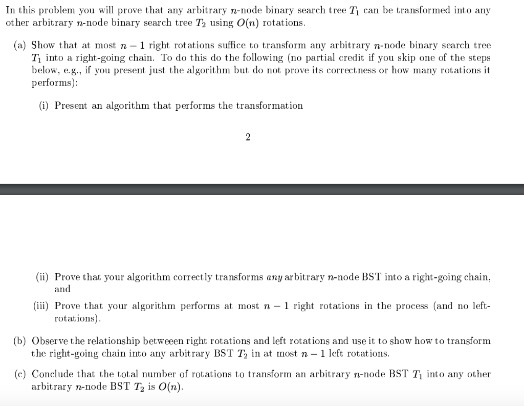 Solved In this problem you will prove that any arbitrary | Chegg.com