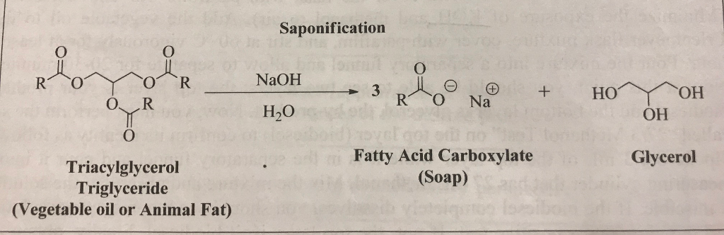 Saponification Reaction Mechanism