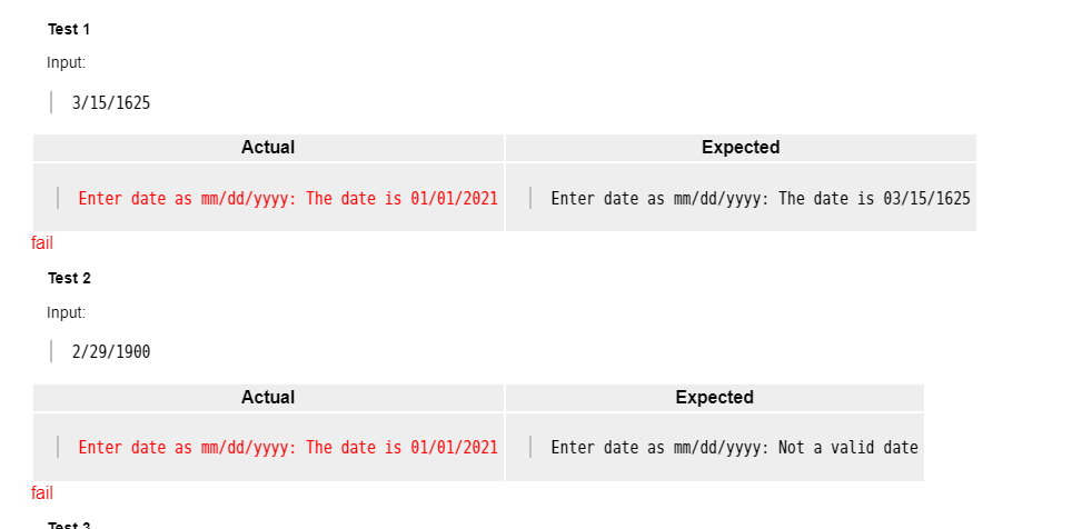 Solved struct Date { int day, month, year; }; Write an | Chegg.com