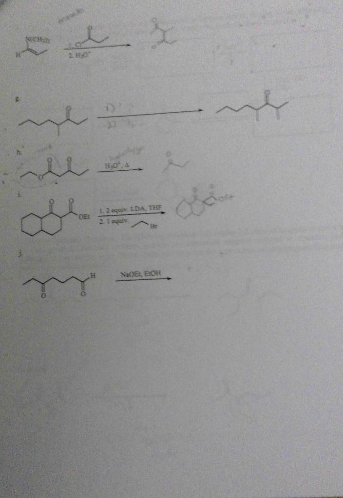 Solved Single Step Reactions- Indicate the major product | Chegg.com