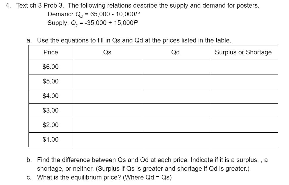 Solved 4. Text ch 3 Prob 3. The following relations describe | Chegg.com