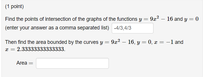 Solved Find the points of intersection of the graphs of the | Chegg.com