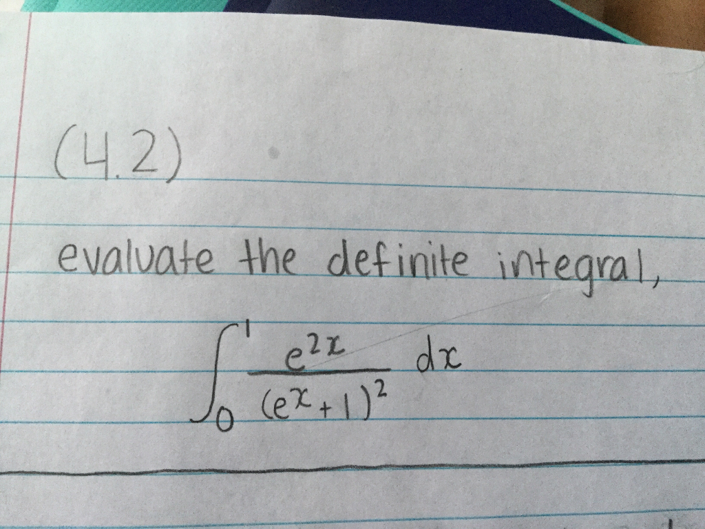 Solved evaluate the definite integral using u substitution. | Chegg.com
