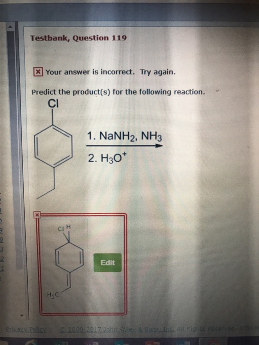 Solved Testbank, Question 119 [ Your answer is incorrect. | Chegg.com Solved Testbank, Question 119 [ Your answer is incorrect. | Chegg.com