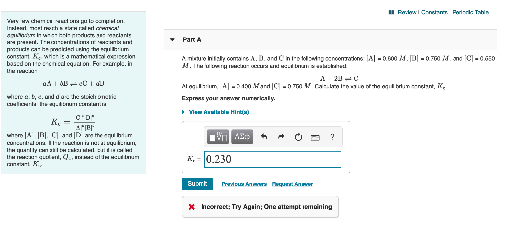 Solved M Review | Constants | Periodic Table Part A Very few | Chegg.com