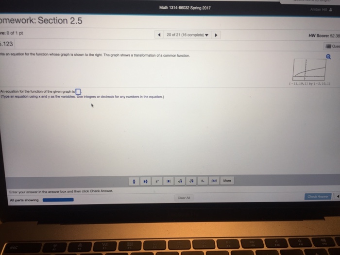 Write An Equation For The Function Whose Graph Is 1908