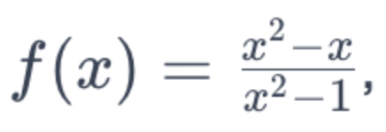 Solved f(x)=x2-xx2-1 - ﻿find the range | Chegg.com