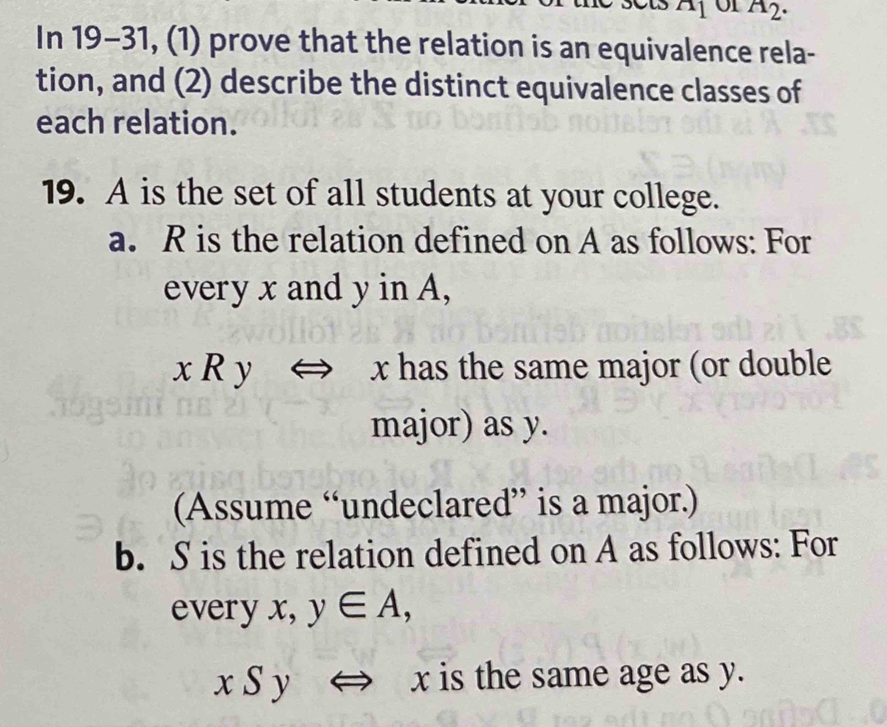 Solved Please only do 19. ﻿part bIn 19-31, (1) ﻿prove that | Chegg.com