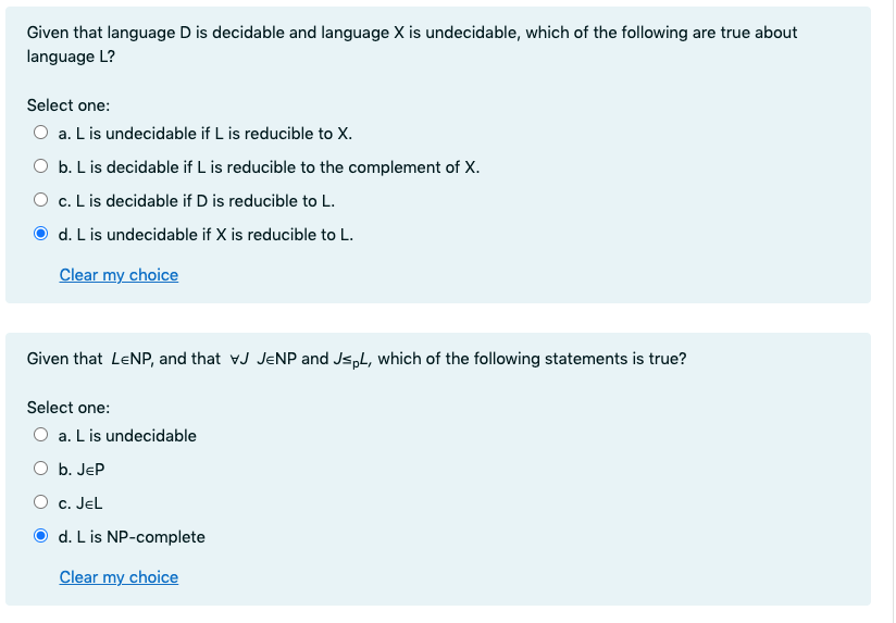 Solved Given that language D is decidable and language X is | Chegg.com