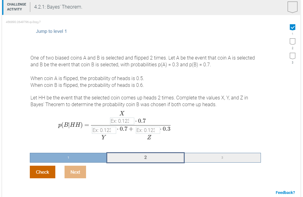 Solved One of two biased coins A and B is selected and | Chegg.com
