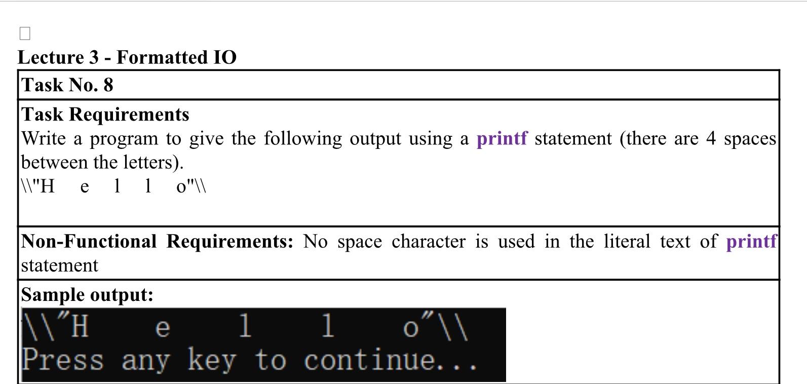Solved Because we have only learnt the part of C | Chegg.com