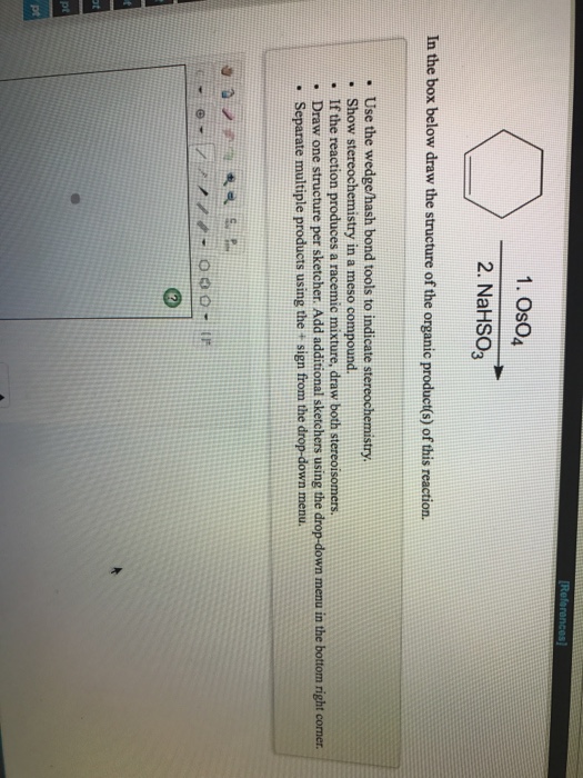 Solved In the box below draw the structure of the organic | Chegg.com