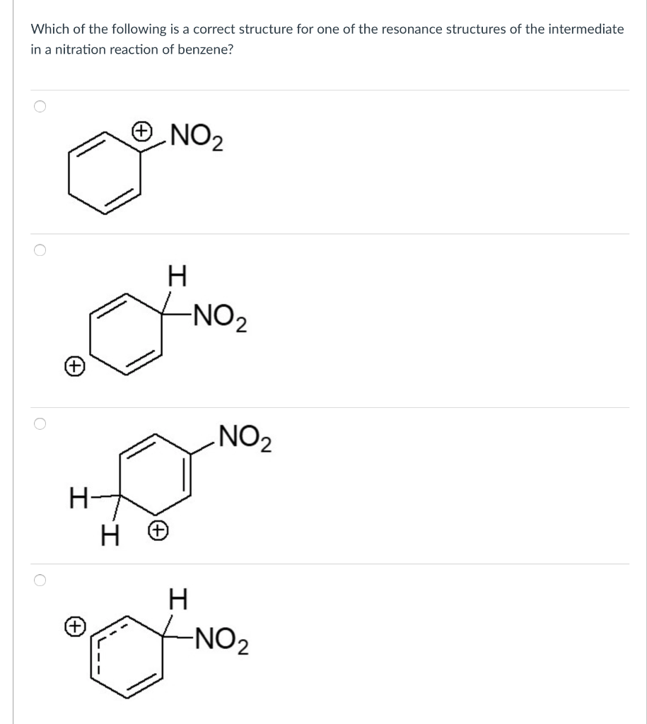 Solved Which of the following is a correct structure for one | Chegg.com
