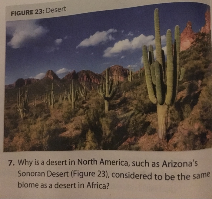 Solved FIGURE 23: Desert 7. Why is a desert in North | Chegg.com