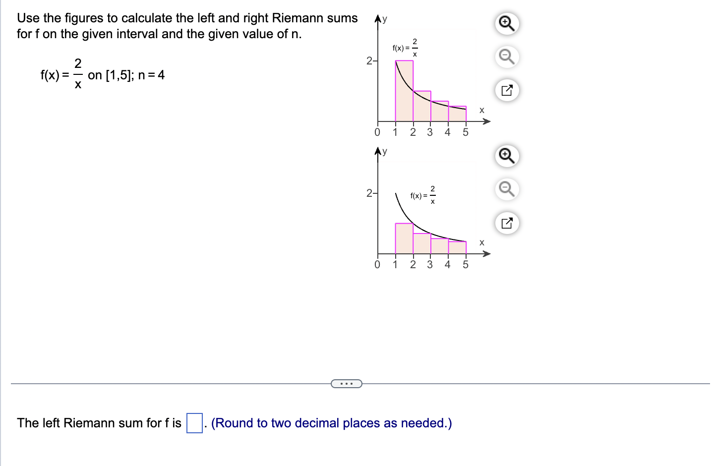 Solved Use the figures to calculate the left and right | Chegg.com