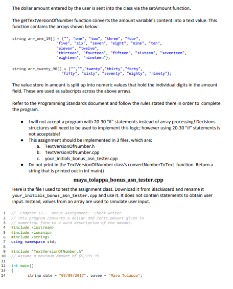 Solved Introduction This program is from Chapter 12 that we | Chegg.com