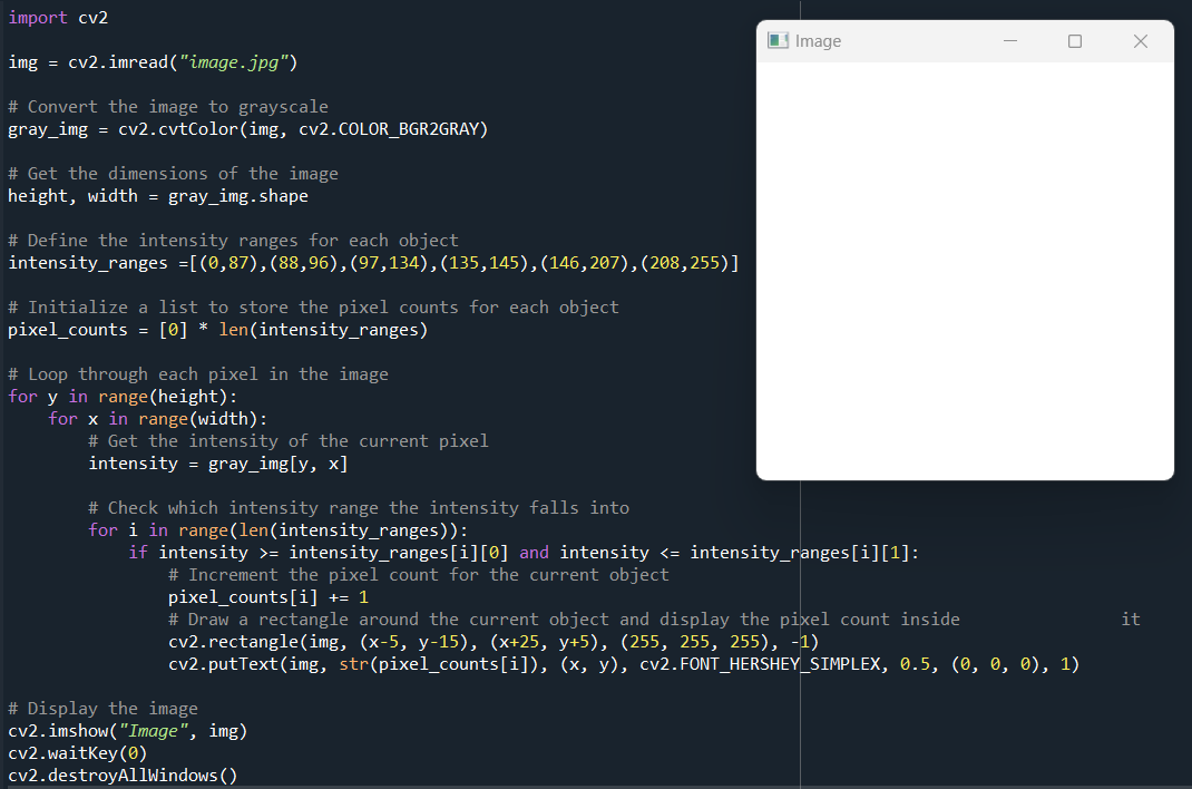 Above Is The Question While Bellow Is The Code But 