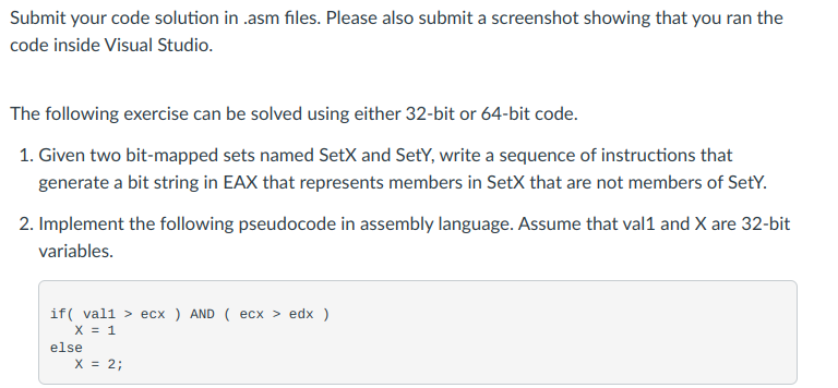 Solved In c++ Please use Assembly Language for X86 to solve | Chegg.com