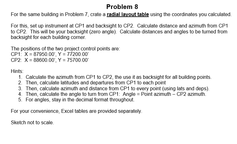 Problem 8 For the same building in Problem 7, crate a | Chegg.com