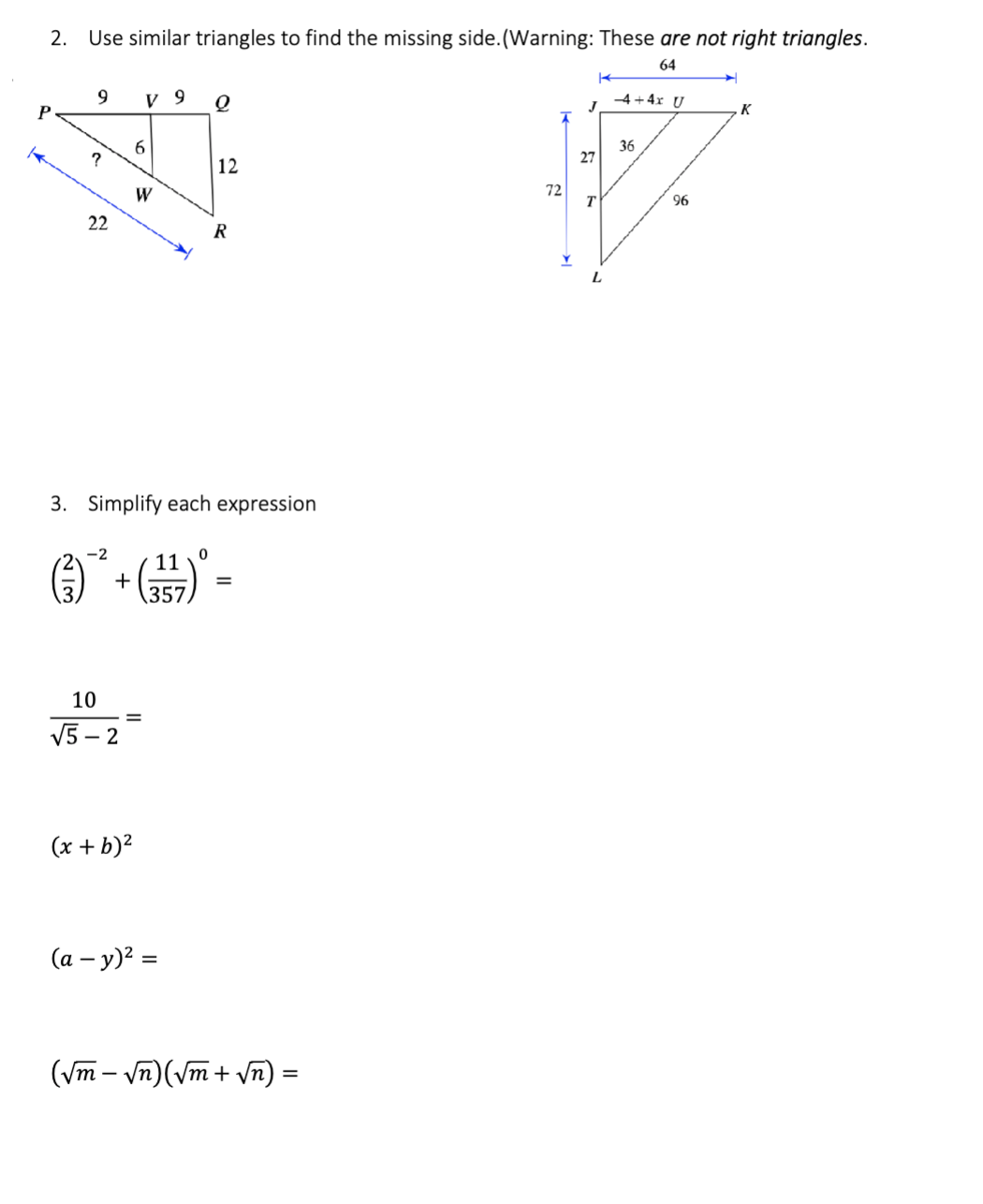 Solved Please solve the following please AND show all work | Chegg.com