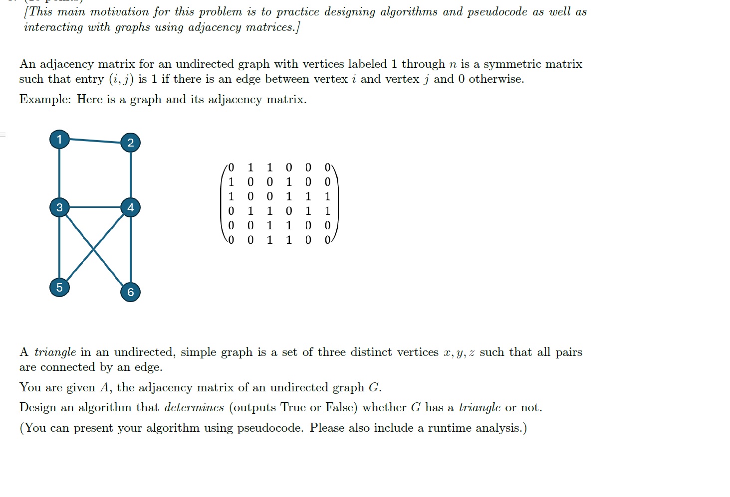 Solved [This main motivation for this problem is to practice | Chegg.com
