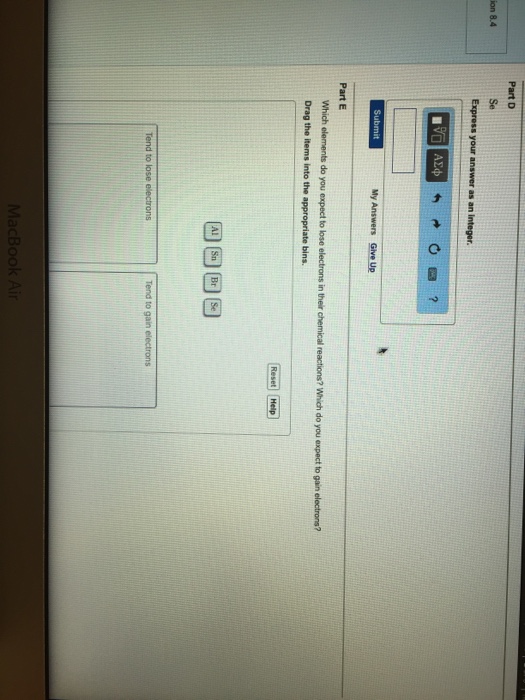 Solved Se Express your answer as an integer. Which elements | Chegg.com