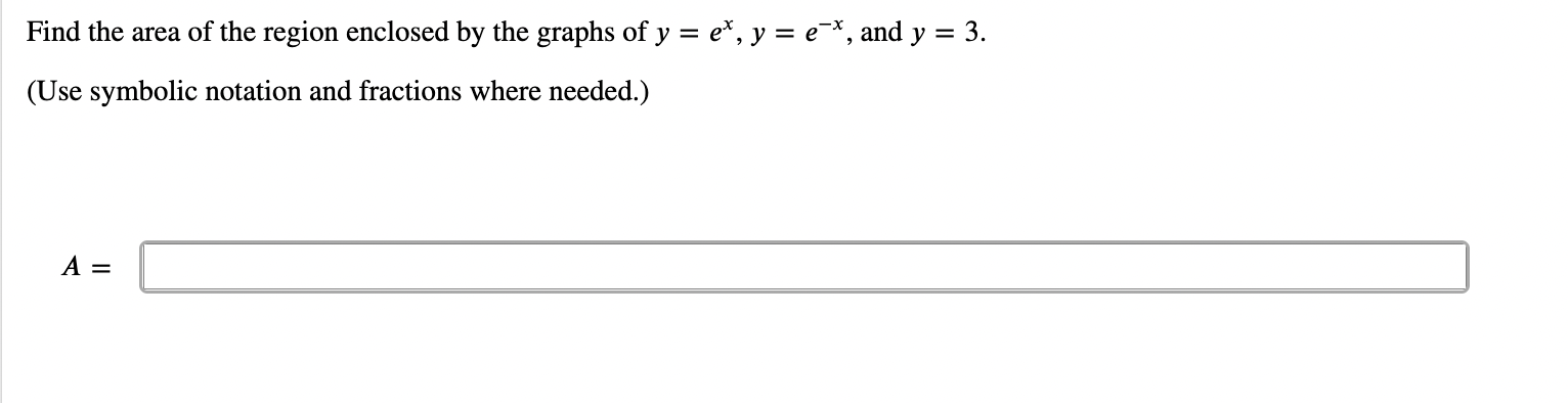 Solved Find the area of the region enclosed by the graphs of | Chegg.com