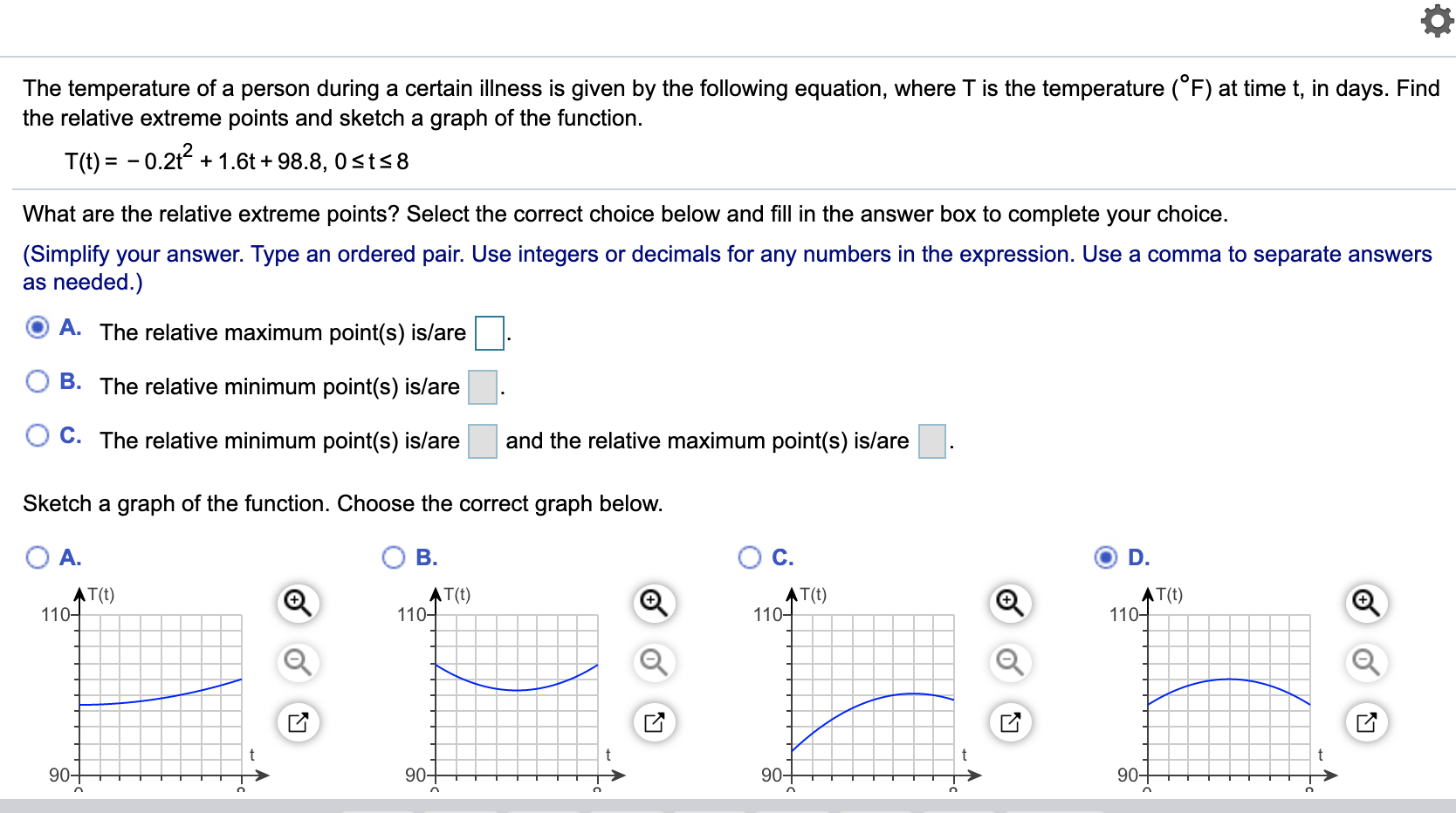 Solved 1) The temperature of a person during a certain | Chegg.com