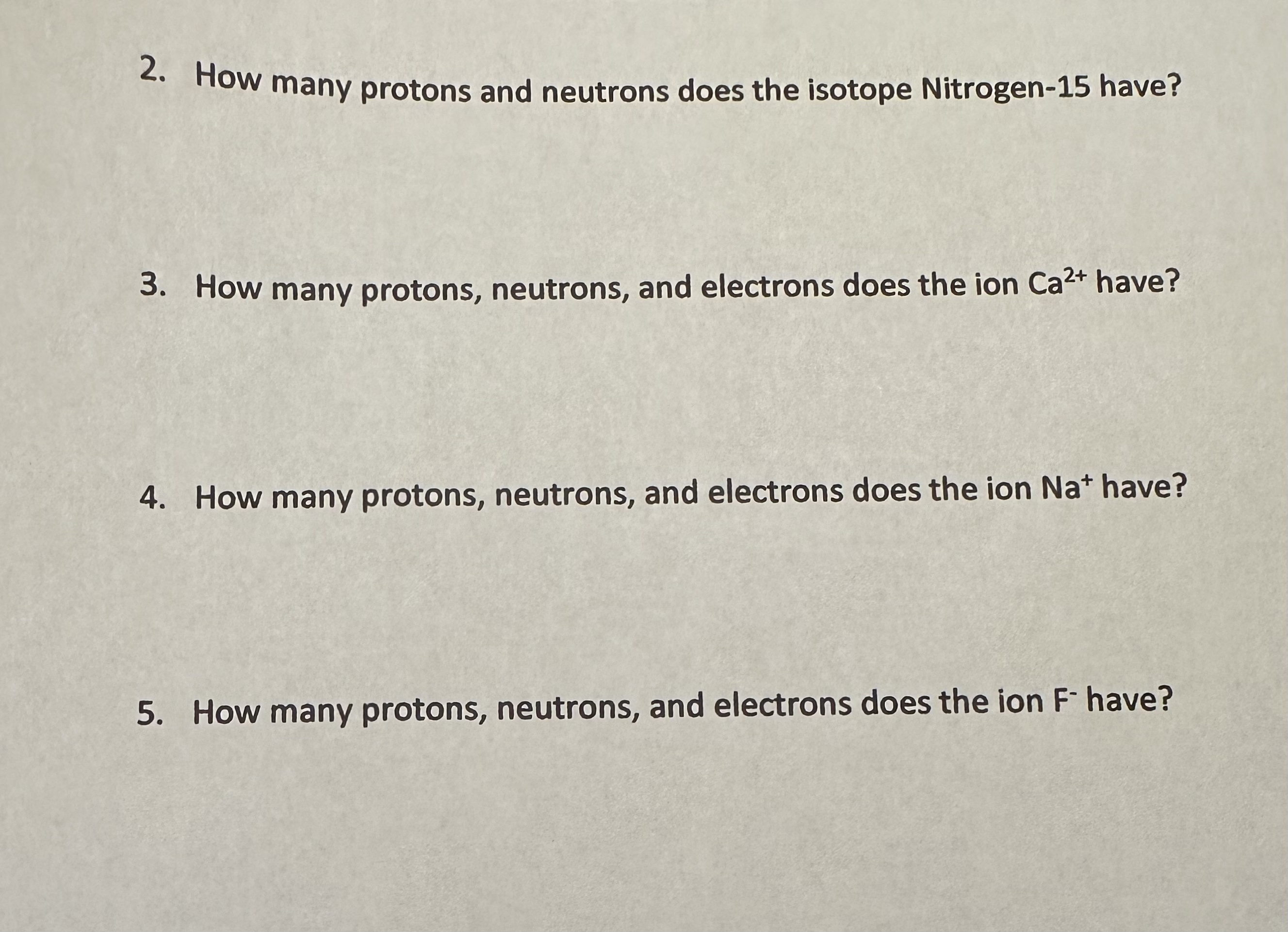 Solved 2. How many protons and neutrons does the isotope | Chegg.com